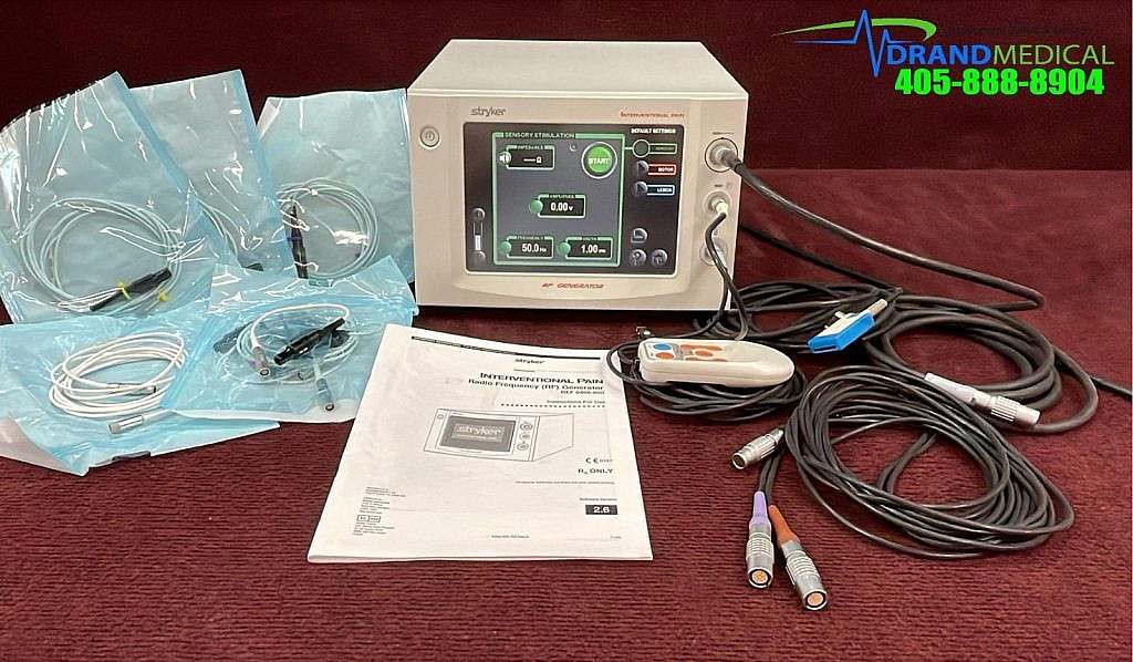 Stryker 406-800 RF Generator w/Cables, Footswitch & Manual ...