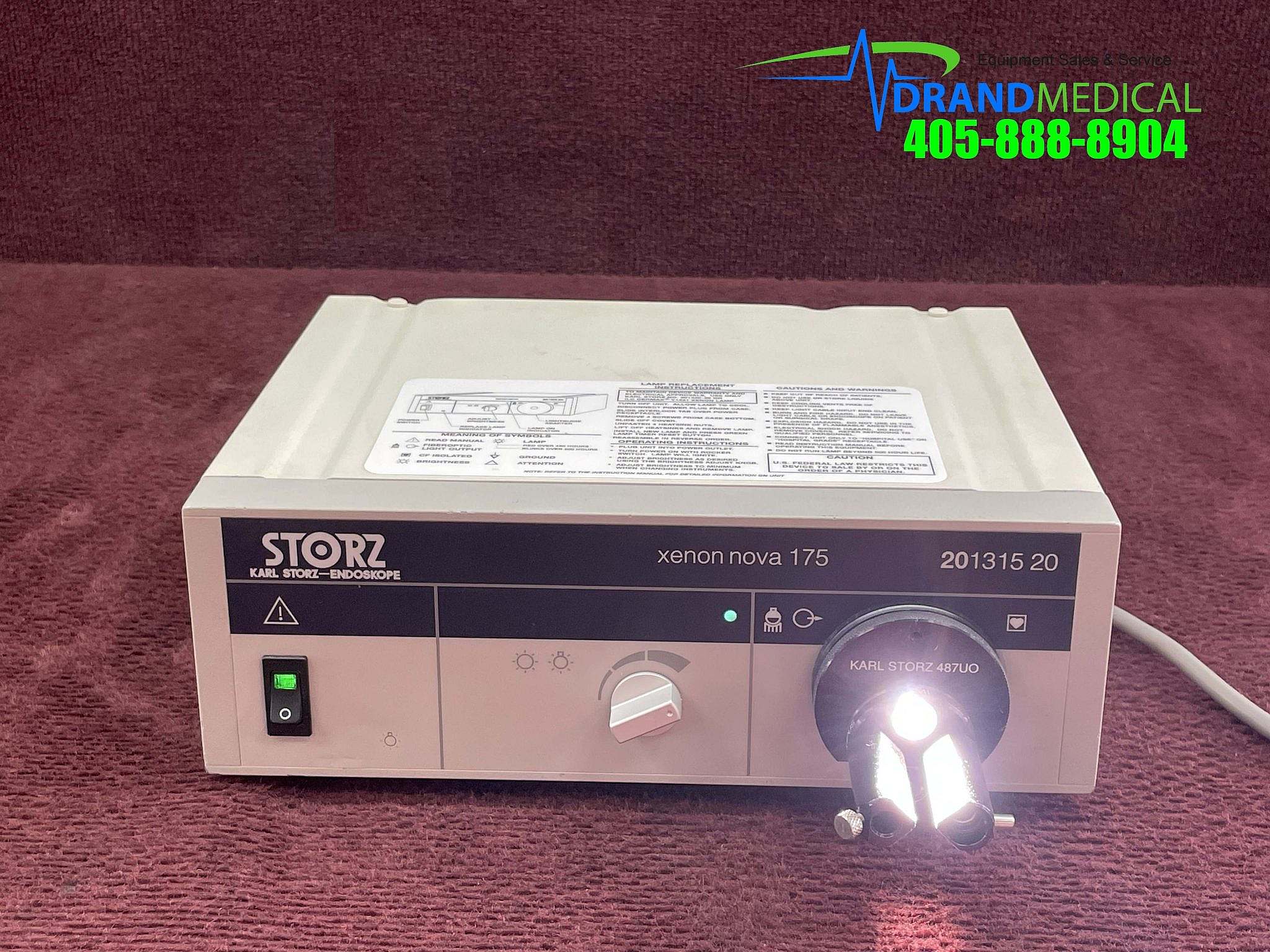 Karl Storz Xenon Nova 175 Endoscopy Light Source - Medsold