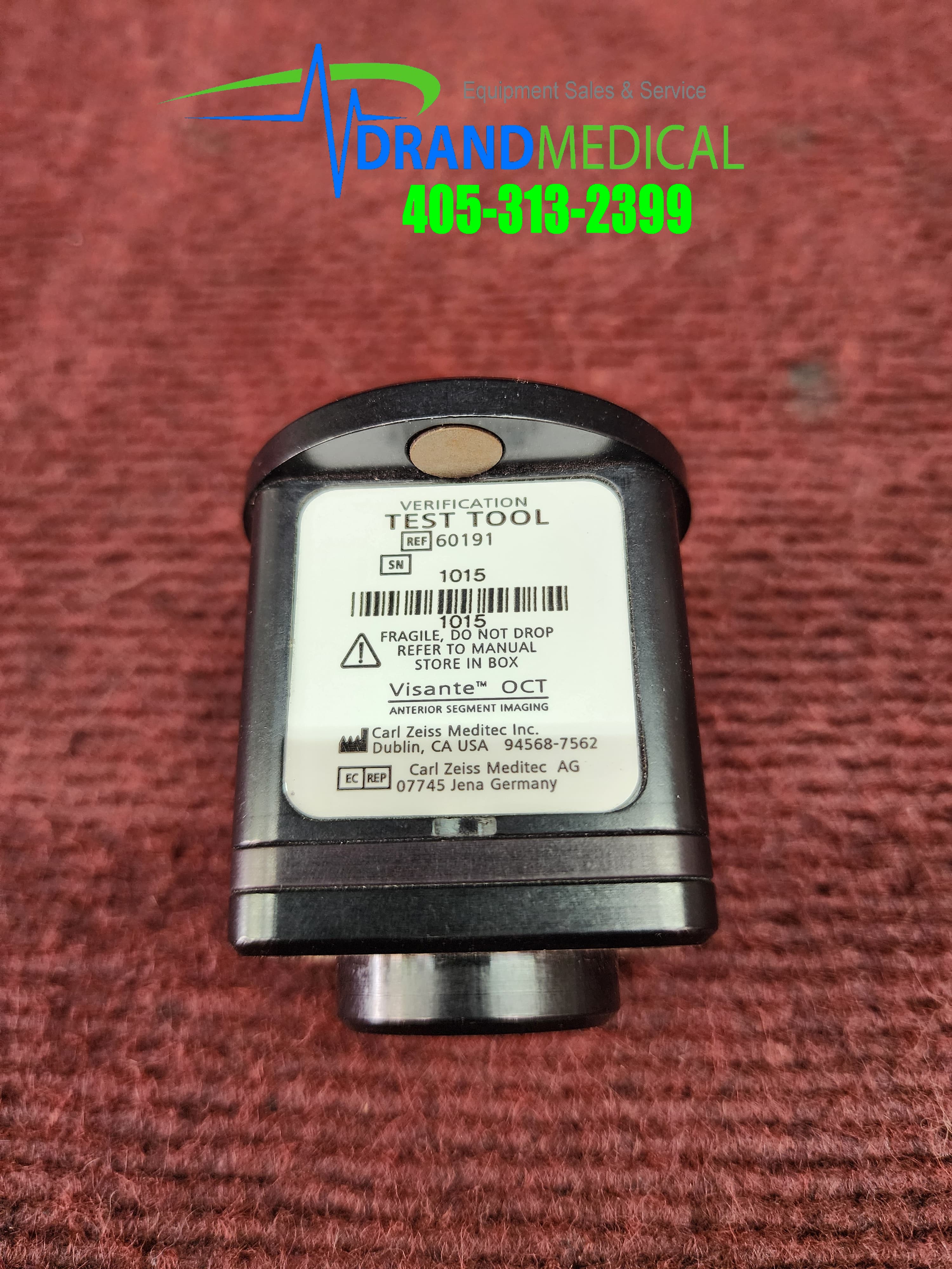 Zeiss Visante OCT Test Tool REF 60191 - Medsold